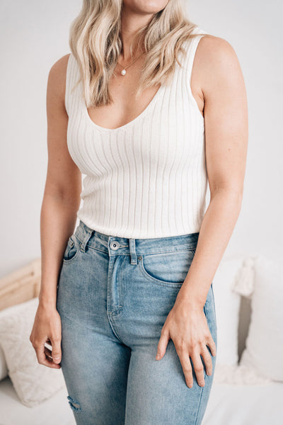 Madi tank - cream – Primp